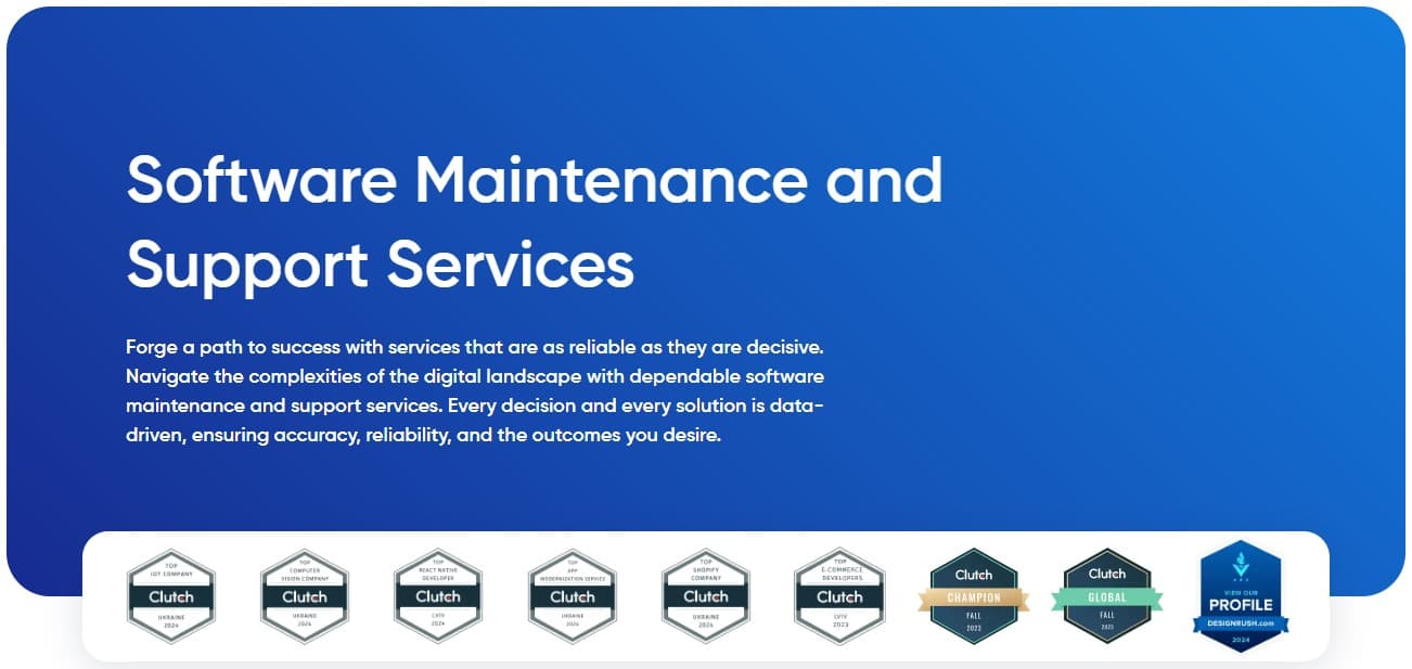 Software Maintenance and Support Services | ElifTech