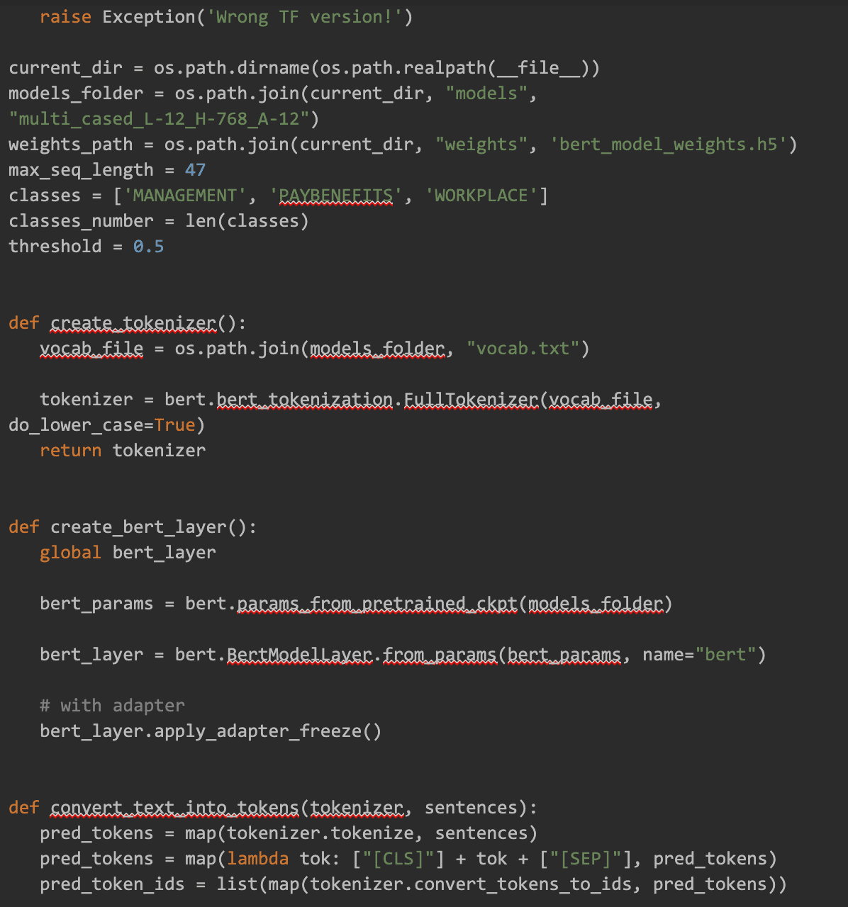 Tech Lab Experiment: Comment Classification Using BERT Fine-Tuning